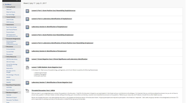 Components of an Online CLS Course – Lablogatory